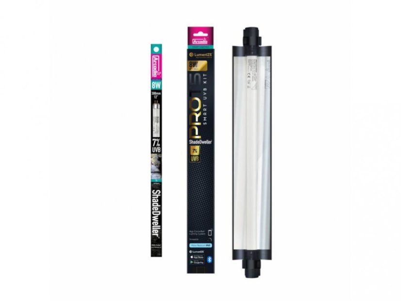 Arcadia LumenIZE PRO T5 UVB Kit 7% 8W :: Geckonia