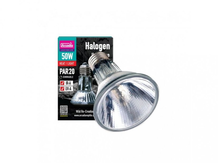 Arcadia Halogen Heat Lamp 50W :: Geckonia